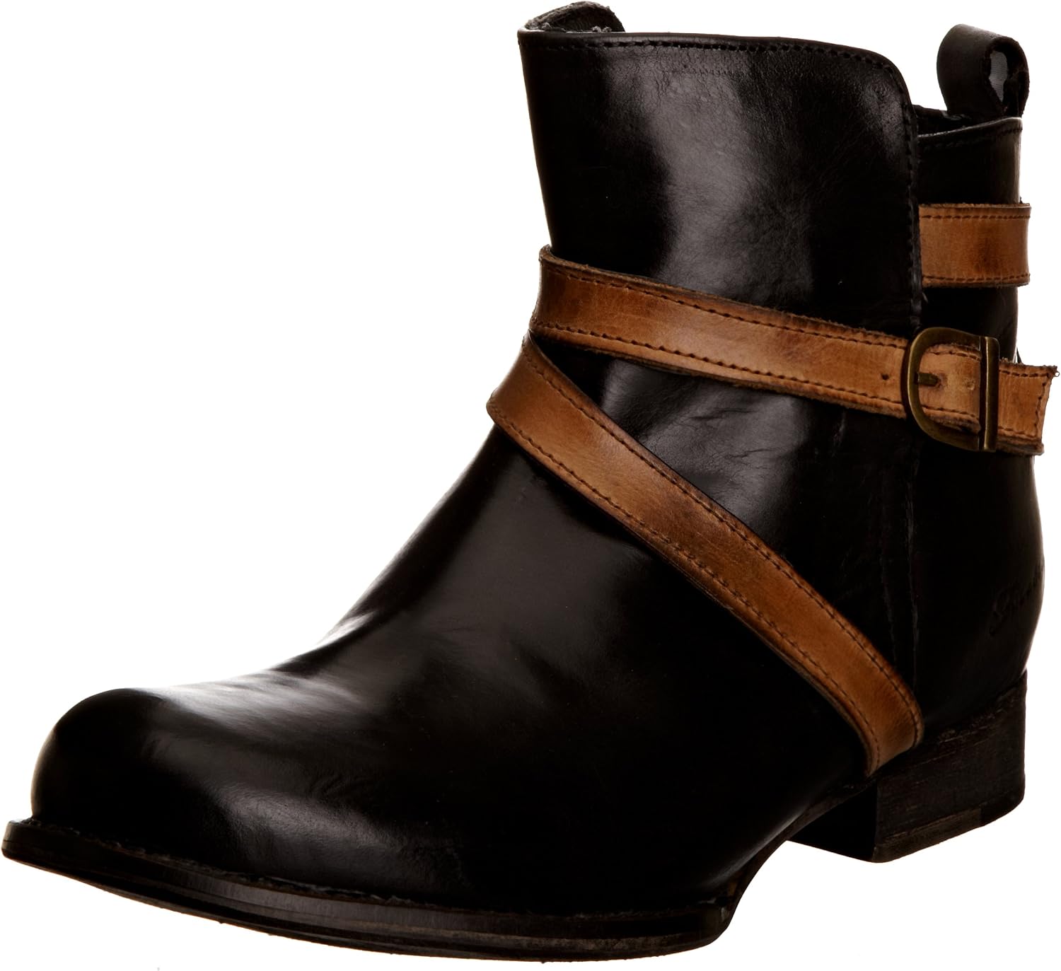 Firetrap Women's Malay Strap Black Ankle Boots FT501201 4 UK: Amazon.co ...