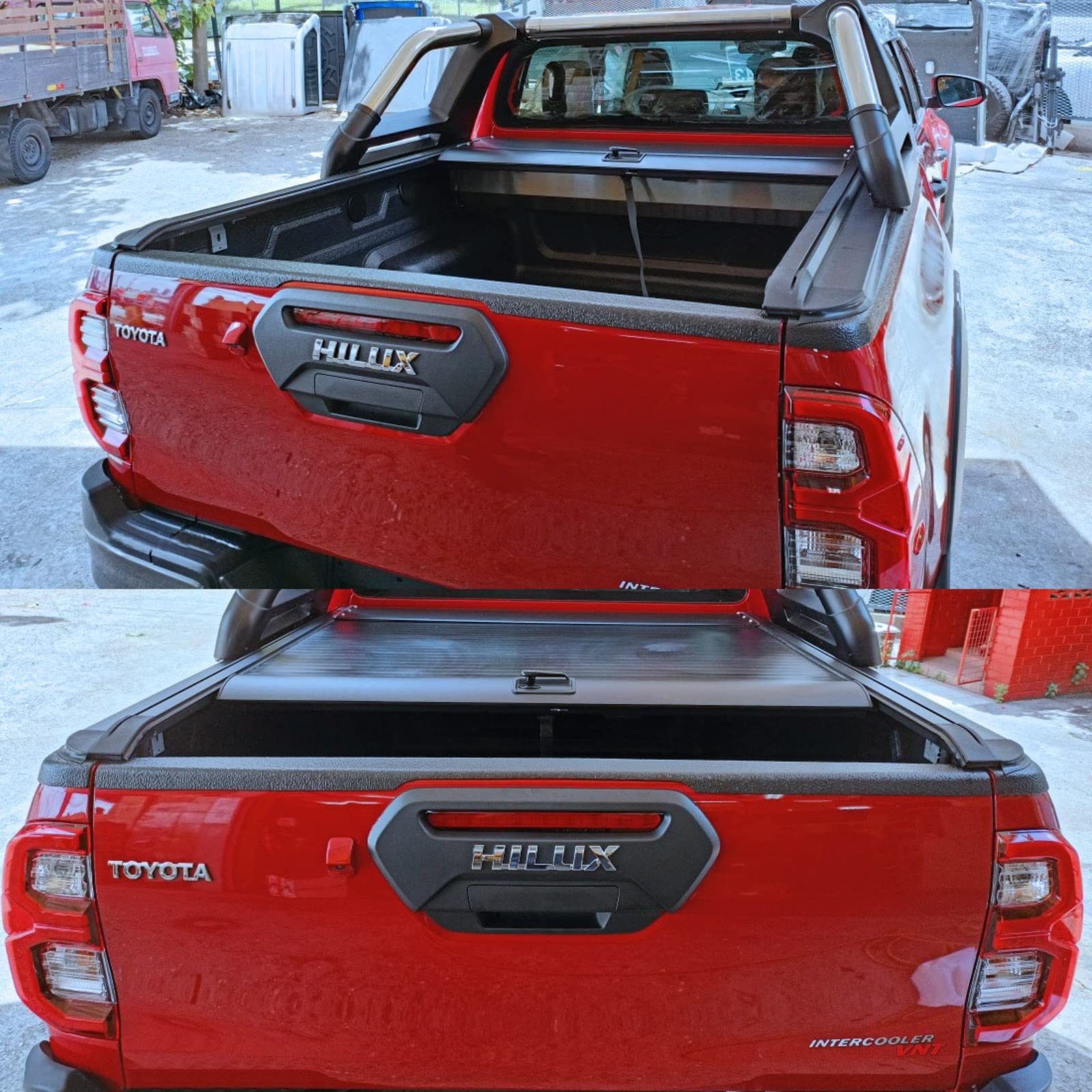 Mua JHCHAN Tailgate Protector Boot Sill Protector for Toyota Hilux 2021 ...