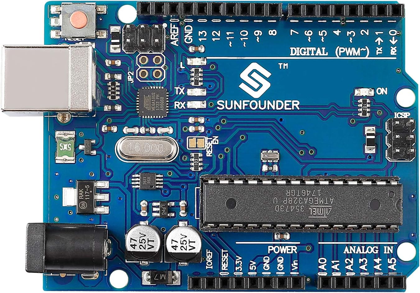 SUNFOUNDER Board for Arduino Uno R3 ATMEGA328P ATMEGA16U2: Amazon.co.uk: Computers & Accessories