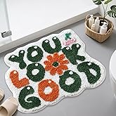 Amazon.com: SHIYUE You Look Good Bath Mat Cute Funny Flower Bathroom ...