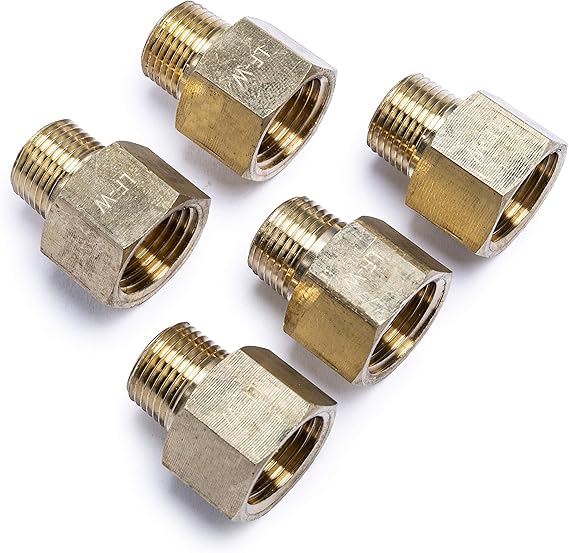LTWFITTING Lead Free Brass Pipe 1 2 Inch Female X 3 8 Inch Male NPT ltwfitting-lead-free-brass-pipe-1-2-inch-female-x-3-8-inch-male-npt