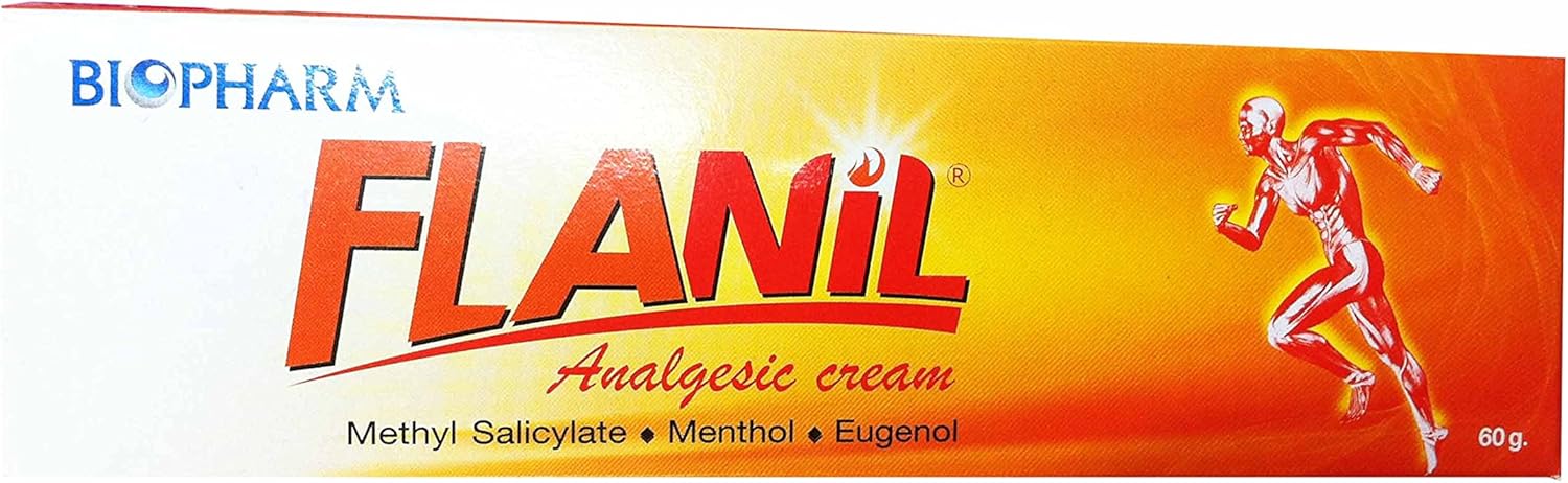 Amazon.com: 6 Packs of Flanil Analgesic Cream (60 G/pack): Health ...