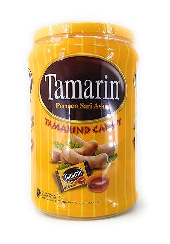 Amazon.com : Tamarin Permen Sari Asam - Tamarind Sour Candy, 216 Gram ...