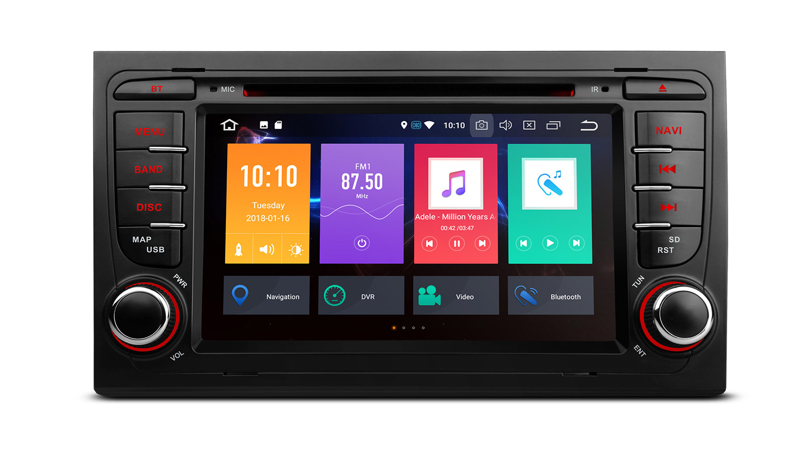 Watch XTRONS 7 Inch Android 8.0 Octa Core 4G RAM 32G ROMMulti-touch ...