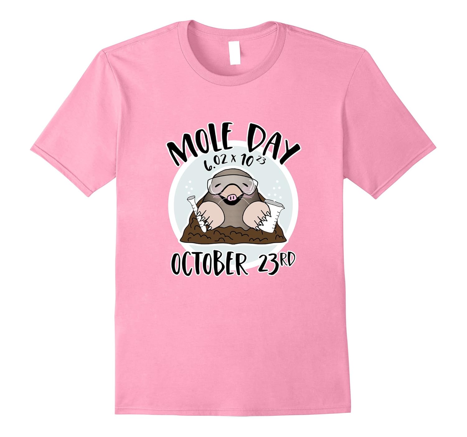 October 23rd National Mole Day Avogadro’s Number TShirt-CL – Colamaga