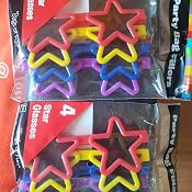 amscan International Mega Value Favour Pack Glasses, Pack of 24: Amazon ...