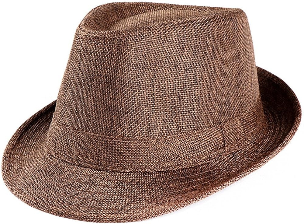 Uomo Odejoy Moda Uomo Mesh Spiaggia Mare Cappello da Sole Gentleman ...