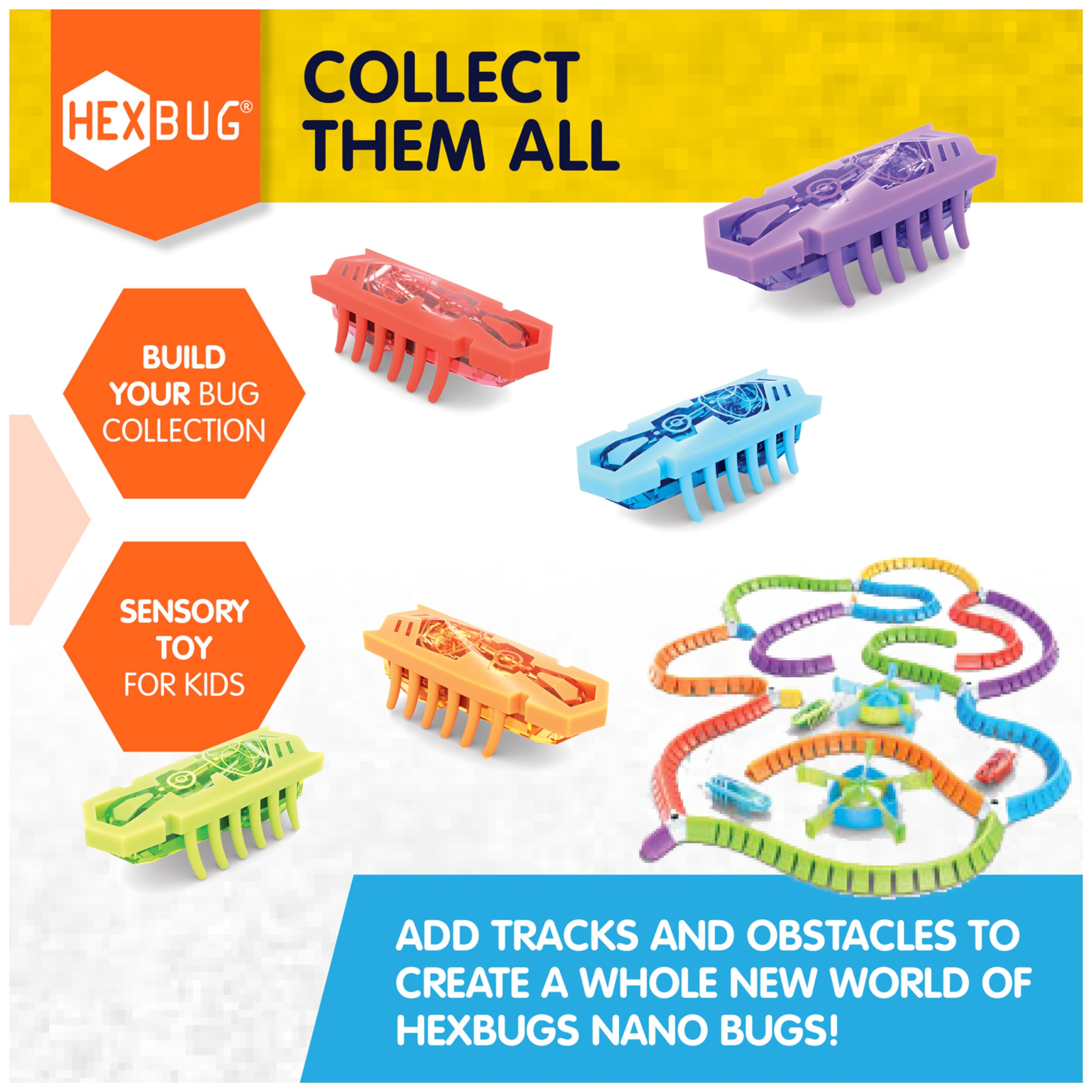 Mua HEXBUG Nano 5 Pack, 4 Nano Bugs with Bonus Flash Nano, Sensory Toys ...