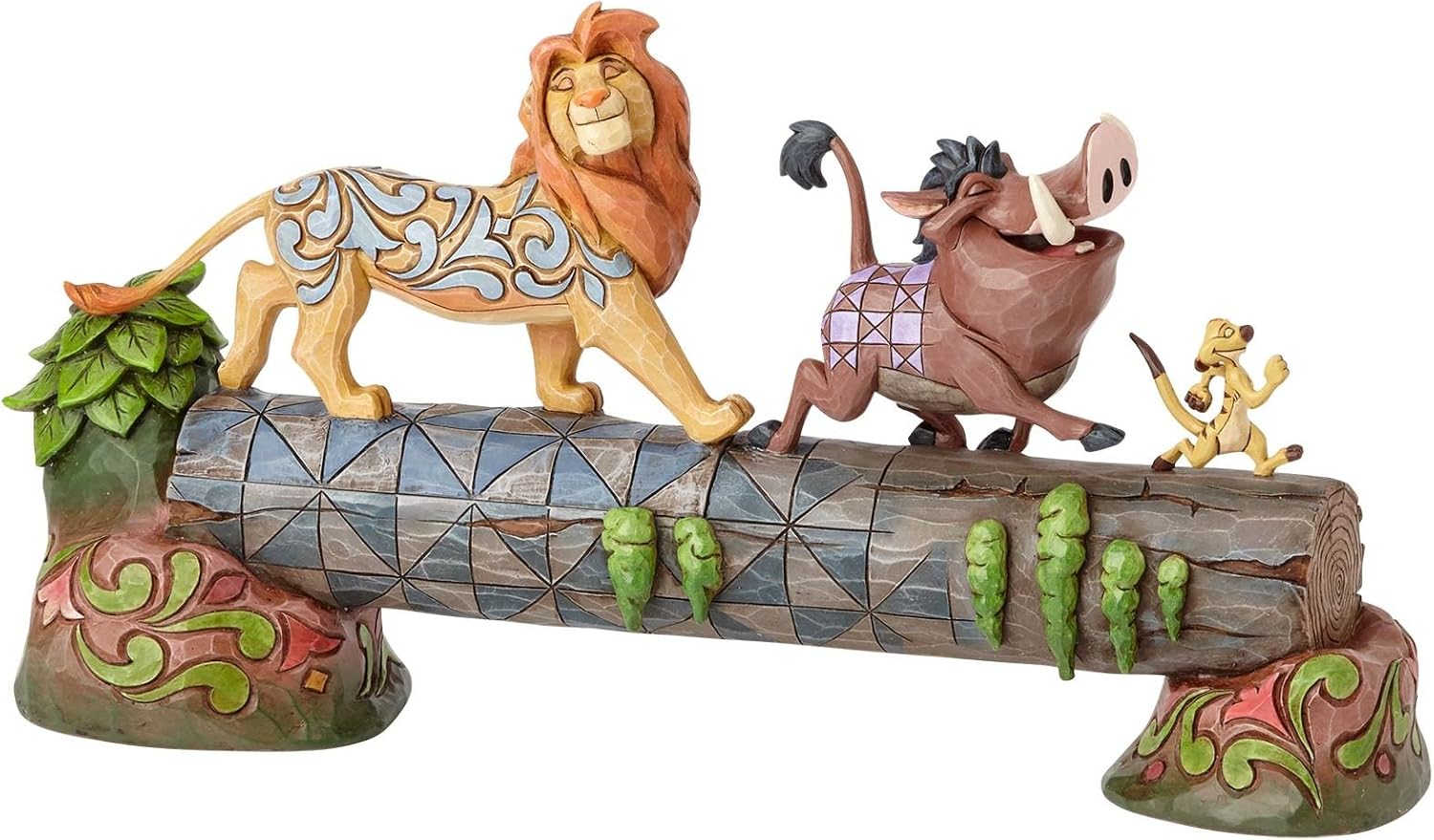 Disney Traditions Carefree Camaraderie Simba, Timon and Pumbaa Figurine ...