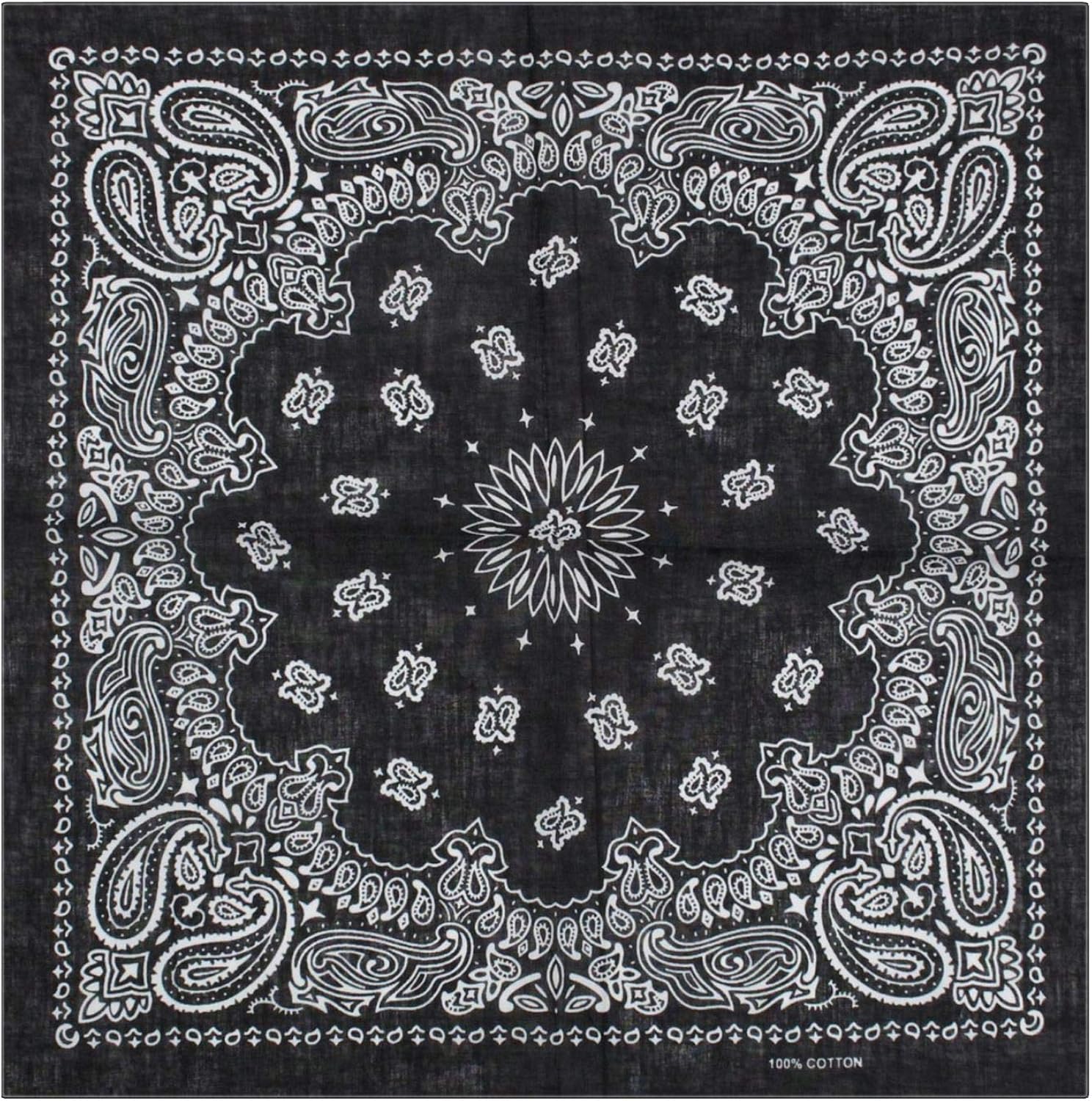 Paisley Alternative Bandana Black: Amazon.co.uk: Clothing