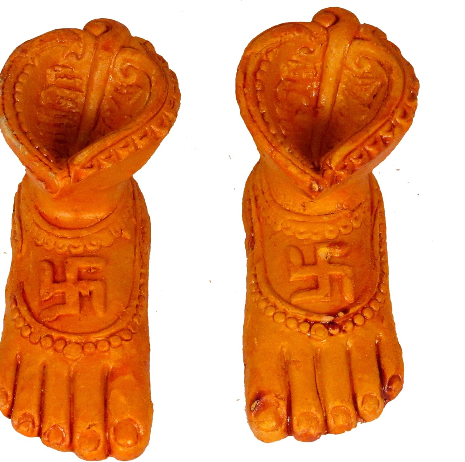 Buy Suninow Maa Laxmi ji Charan | Maa Lakshmi Mitti Charan Terracotta ...