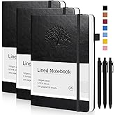 Amazon.com : Lined Journal Notebook for Women Men, 3 Pack A5 Small ...