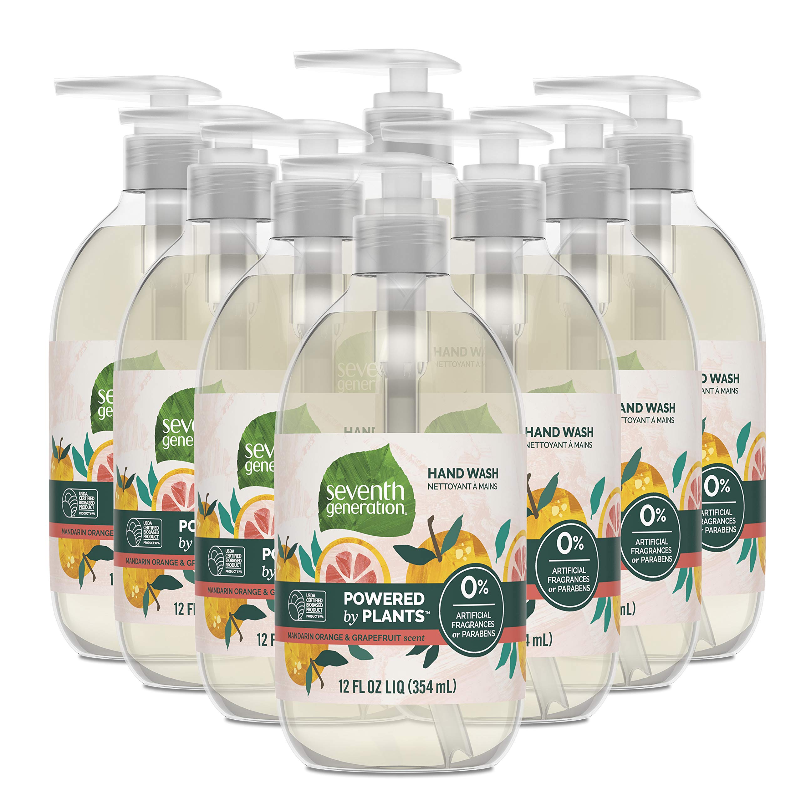Seventh Generation Hand Soap, Mandarin Orange & Grapefruit , 12 Fl Oz ...