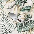 HotDecor Golden Leaf Tropical Peel and Stick Wallpaper for Accent Wall ...