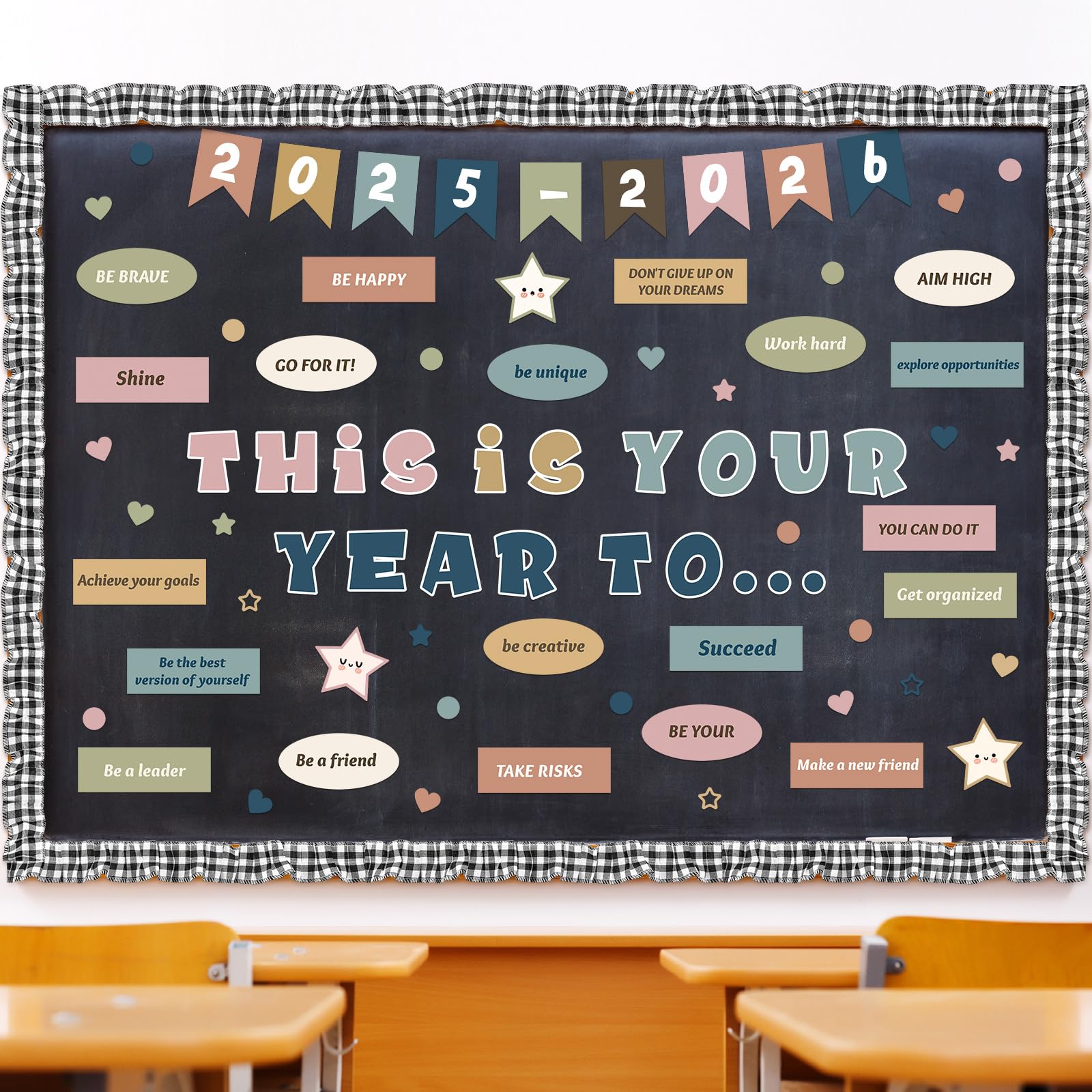 Feifeiya 81 Pcs Boho Welcome Back to School Bulletin Board This is Your ...