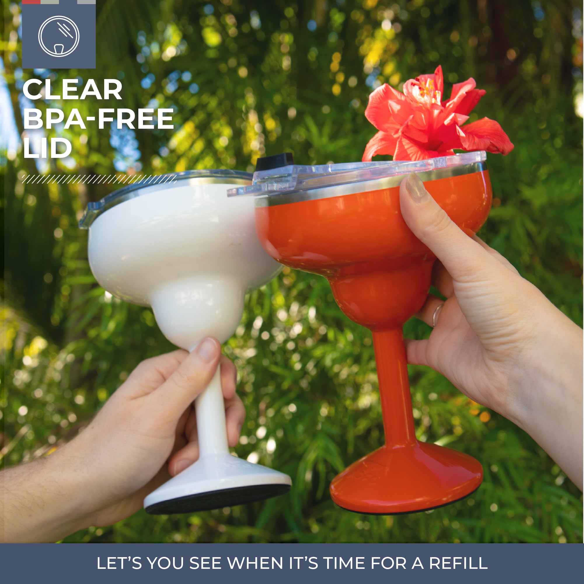 Mua ORCA Rita | Temperature Insulated, Stainless Steel Margarita Glass ...
