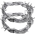 Amazon.com: ibasenice Fake Barbed Wire Barbed Wire Fence Wires Plastic ...