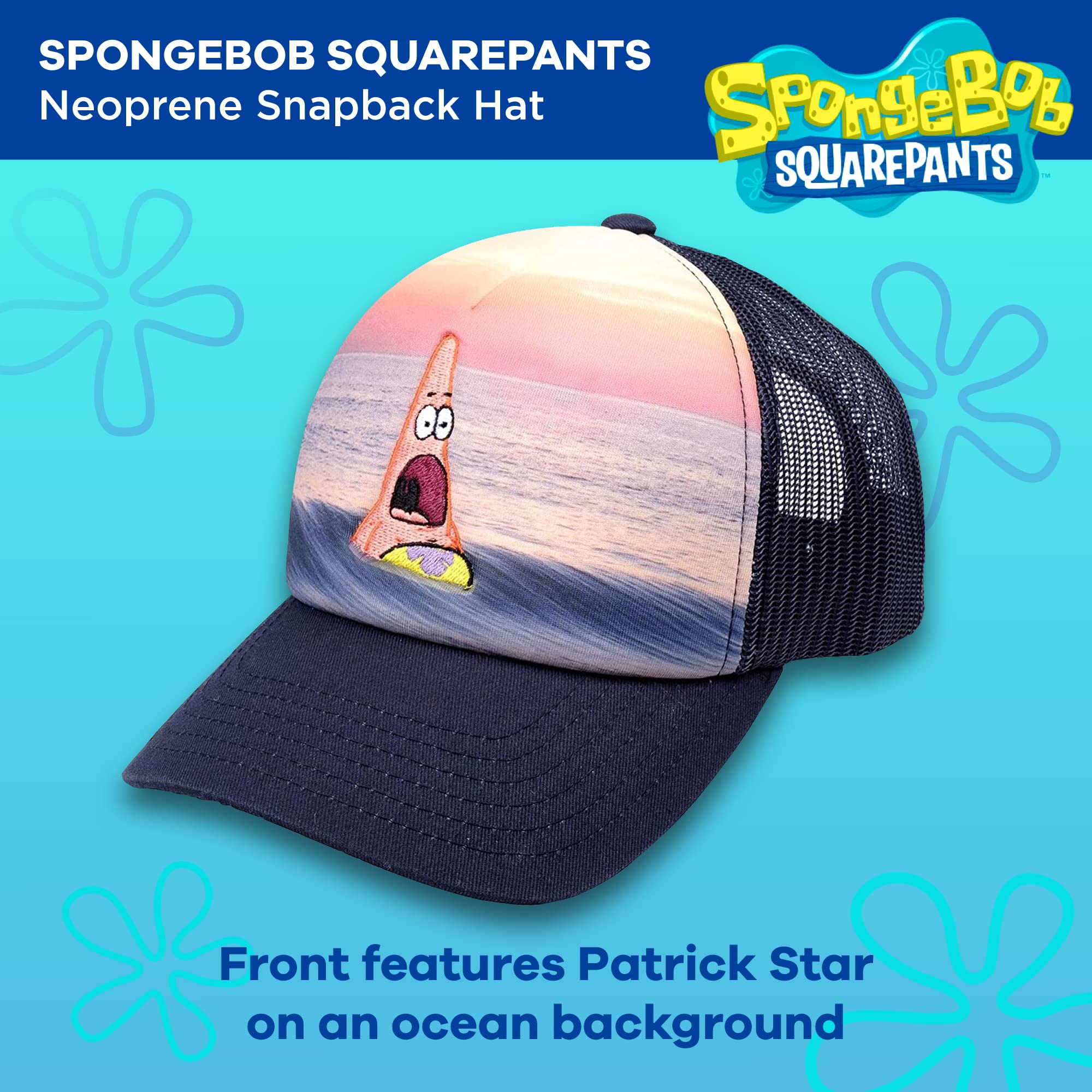 Mua Spongebob Squarepants Trucker Hat, Patrick Star Adjustable Snapback ...
