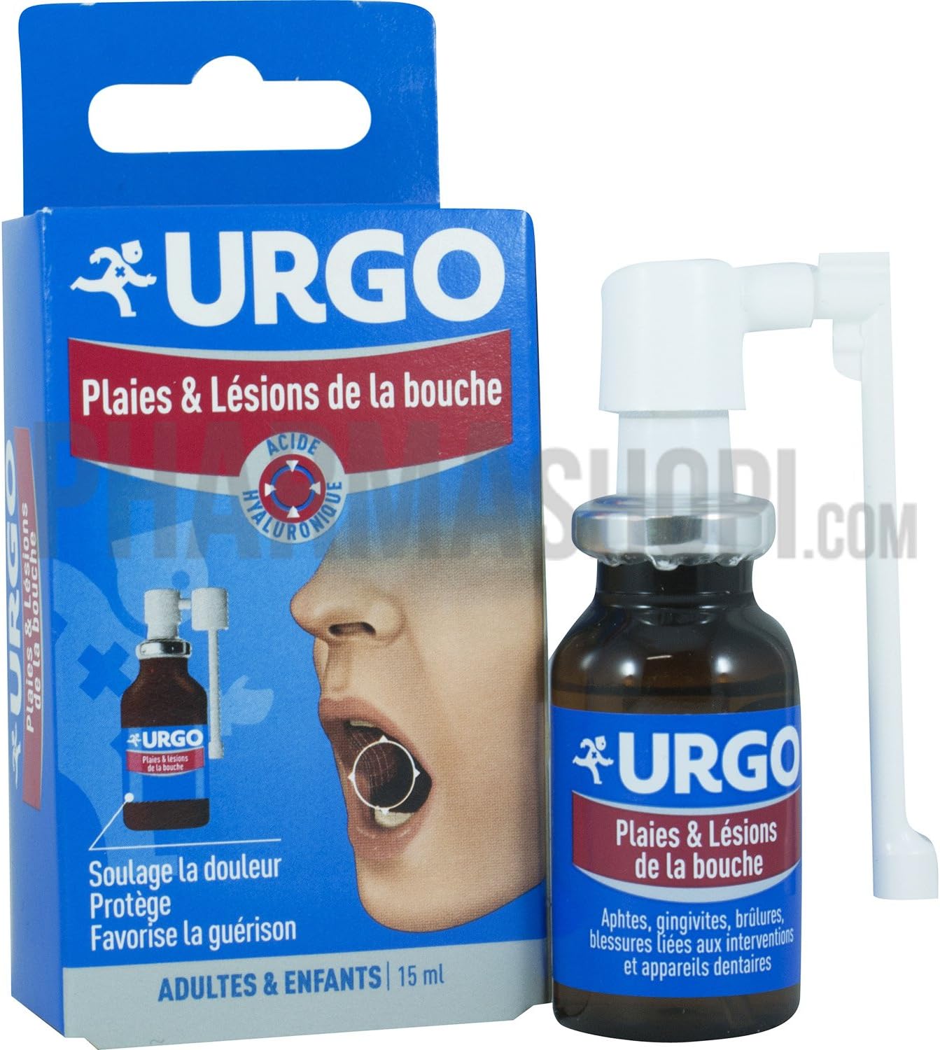 Amazon.com: Urgo Oral Spray Mouth Wounds and Injuries 15ml: Health ...
