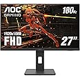 Amazon.com: AOC 27G15 27 inch Gaming Monitor, Full HD 1920x1080, 180Hz ...