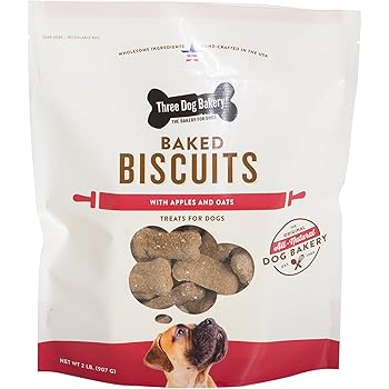Amazon.com : Three Dog Bakery Biscuits Baked Dog Treats, 32 oz : Pet ...