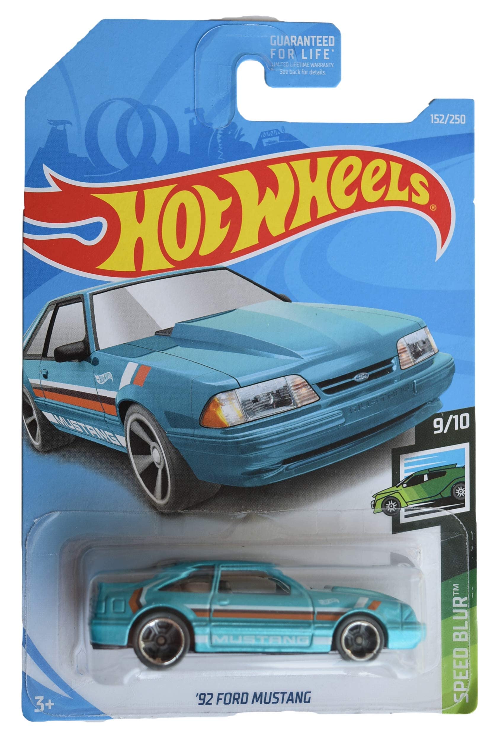 Mua 92 Ford Mustang, [Blue] 152/250 Speed Blur 9/10 Hot Wheels '92 Ford ...