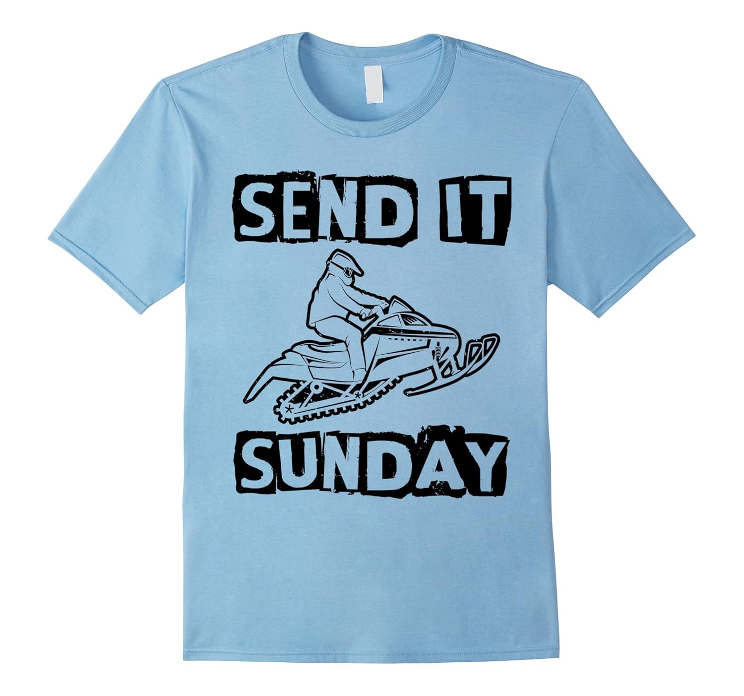 Send It Sunday Snowmobile T-shirt (Larry Enticer shirt)-Art – Artvinatee