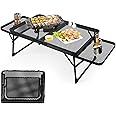 Amazon.com: WildFinder Folding Table with 2 Wing Panels, 2x1.3 FT ...