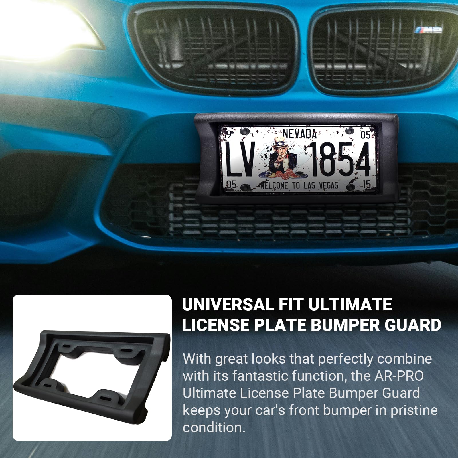 Mua AR-PRO Ultimate License Plate Bumper Guard Screws Included - 2.3 ...