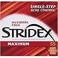 Amazon.com: Stridex Pads, Maximum Strength, 55 ct : Health & Household