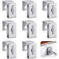 Amazon.com: Hicarer 8 Pcs Metal Hanging File Bracket Clips Storage ...