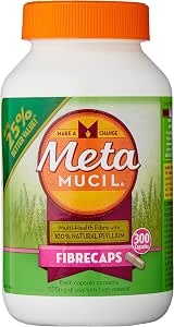 Metamucil Daily Fibre Supplement Fibre Caps 300 Capsules: Amazon.com.au ...
