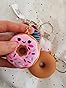 Amazon.com: 2.25 Inch Donut Face Keychains -12 Pk - Party Favor ...