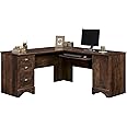 Amazon.com: Sauder Harbor View Corner Computer Desk, L: 66.14" x W: 66. ...
