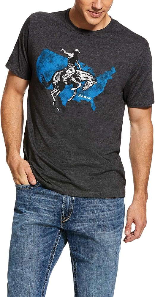 ARIAT Men's American Rodeo T-Shirt | Amazon.com