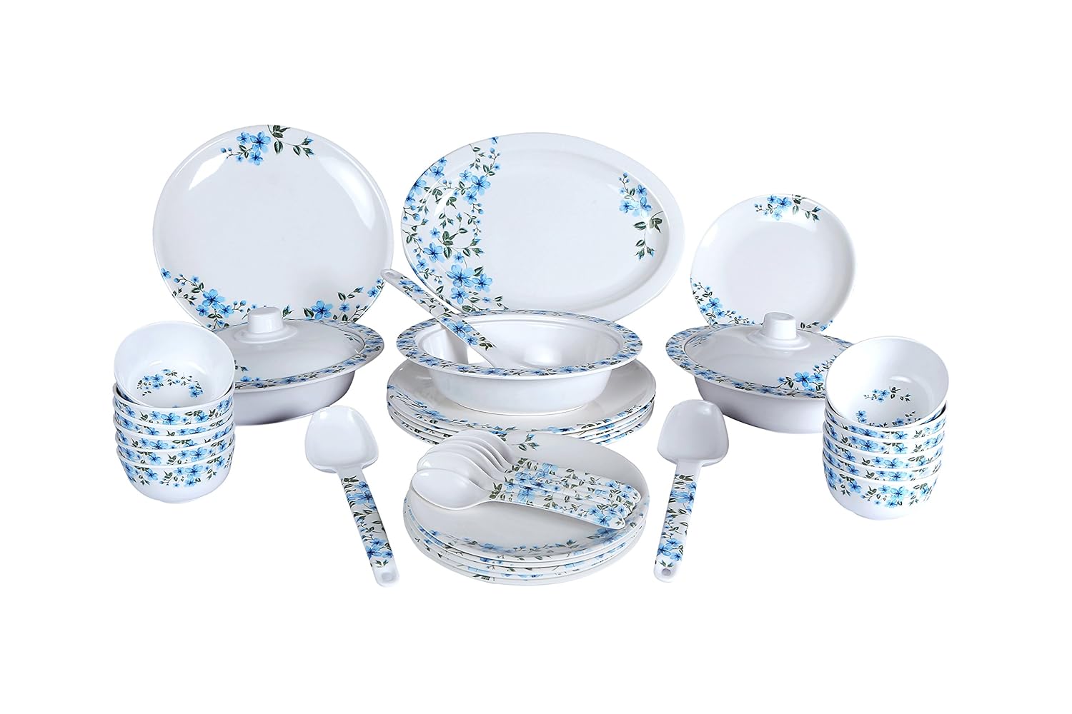 Eagleware Servel Melamine Dinner Set Pack of 40 - Crockery Brands