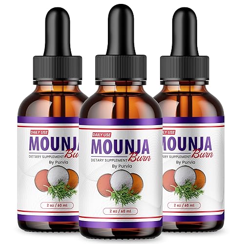 (3 Pack) Mounja Burn Drops - Official Formula - Mounja Burn Dietary ...