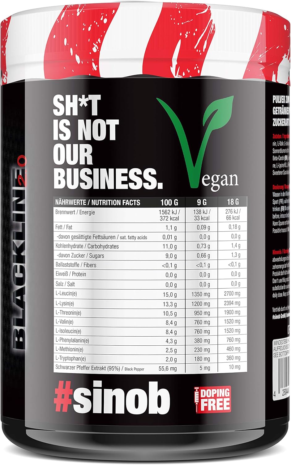 #sinob – Juic3d EAA. Instant Soluble & Vegan. 8 Essential Amino Acids ...