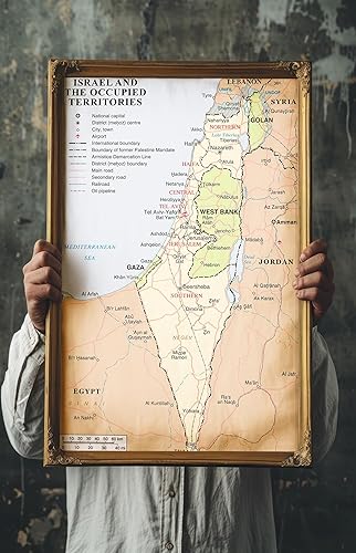 United Nations Map of Israel and Israeli Occupied Disputed Territories ...