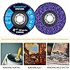 12 Pack 4-1/2" x 7/8" Strip Discs Stripping Wheel Fit Angle Grinder ...