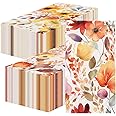 Amazon.com: Juweked 40Pcs Fall Napkins Paper Fall Floral Napkins ...