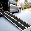 Wheelchair Ramp 10 Feet, gardhom Anti-Slip Aluminum Folding Handicap ...