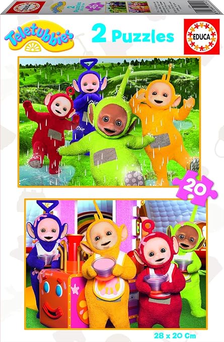 Educa Borrás 17016.0 Puzzle - Teletubbies - 2 x 20 cm: Amazon.co.uk ...