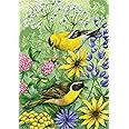 Toland Home Garden 102578 Floral Finches 28 X 40 Decorative USA ...
