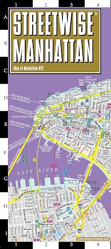 Streetwise Manhattan Map - Laminated City Center Street Map of ...