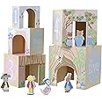 Amazon.com: Orange Tree Toys Peter Rabbit: Wooden Stacking Cubes - 5 Numbered Stacking Cubes & 5 ...
