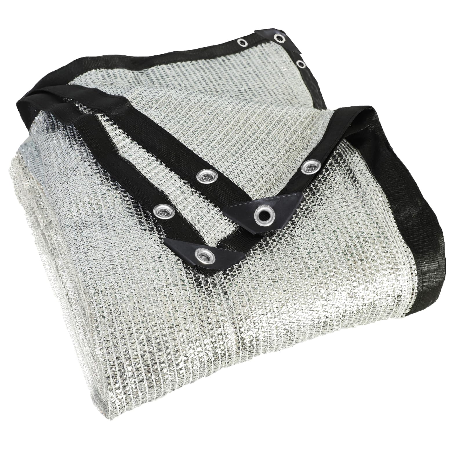 AIMFIKIOR 85% Heavy Duty Aluminum Foil Shade Cloth Mesh with Grommets ...
