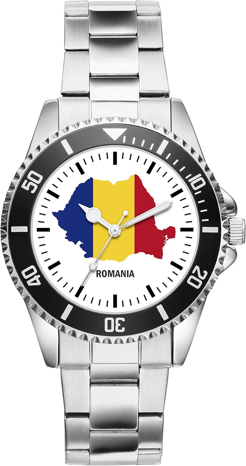 Rumänien Romania Watch - Wristwatch 1252: Amazon.co.uk: Watches