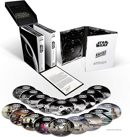 Star Wars - Movie Collection I-IX Ltd 18 Blu-Ray: Amazon.co.uk: DVD ...
