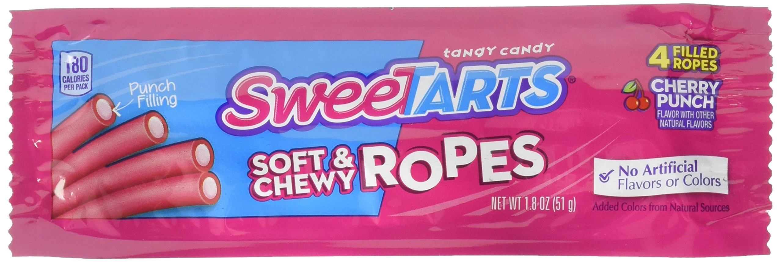 Amazon.com : SweeTARTS Soft and Chewy TANGY Strawberry Ropes - 3.5 oz ...